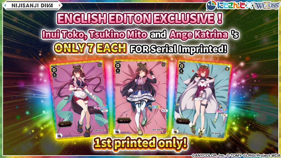 Collab Booster NIJISANJI DIVA｜Products｜WIXOSS-ウィクロス- | TOMY Company, Ltd.