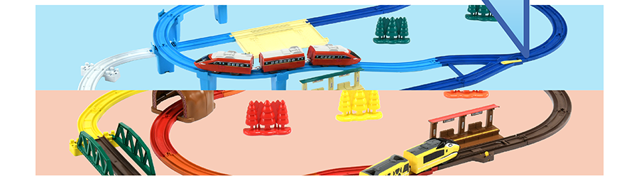 景色のカラーレールキット〜雪と鉄道〜｜SP｜プラレール｜タカラトミー